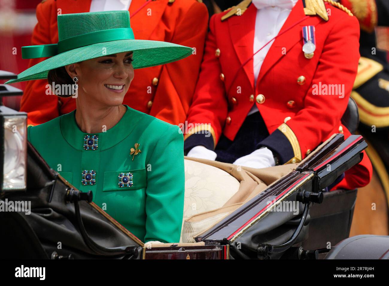 Kate, Princess of Wales, returns to Buckingham Palace after the ...