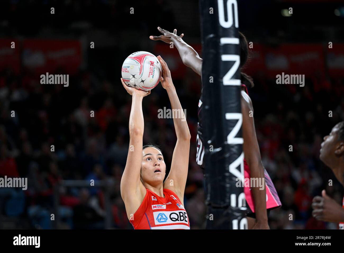 Super netball rondoni thunderbirds immagini e fotografie stock ad alta ...