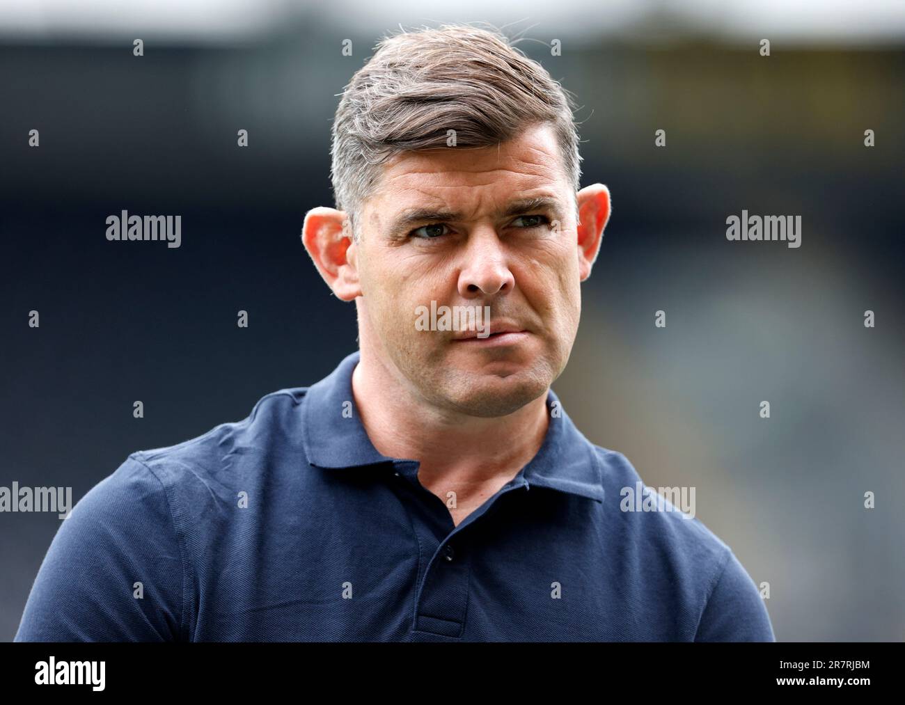 St Helens' head coach Paul Wellens during the Betfred Challenge Cup ...