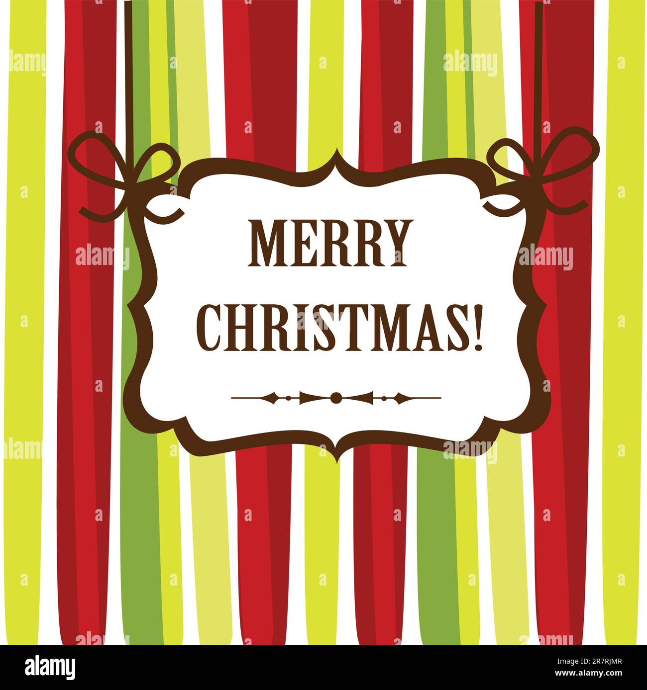 Christmas Card Vector Illustration Stock Vector Image Art Alamy