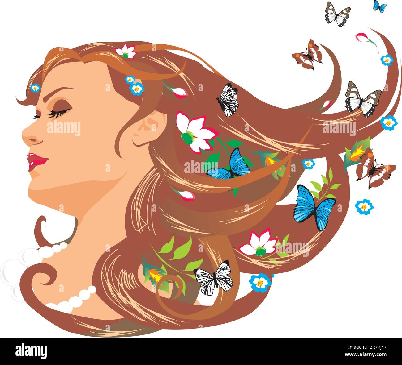 Fantasy light flowers Cut Out Stock Images & Pictures - Alamy