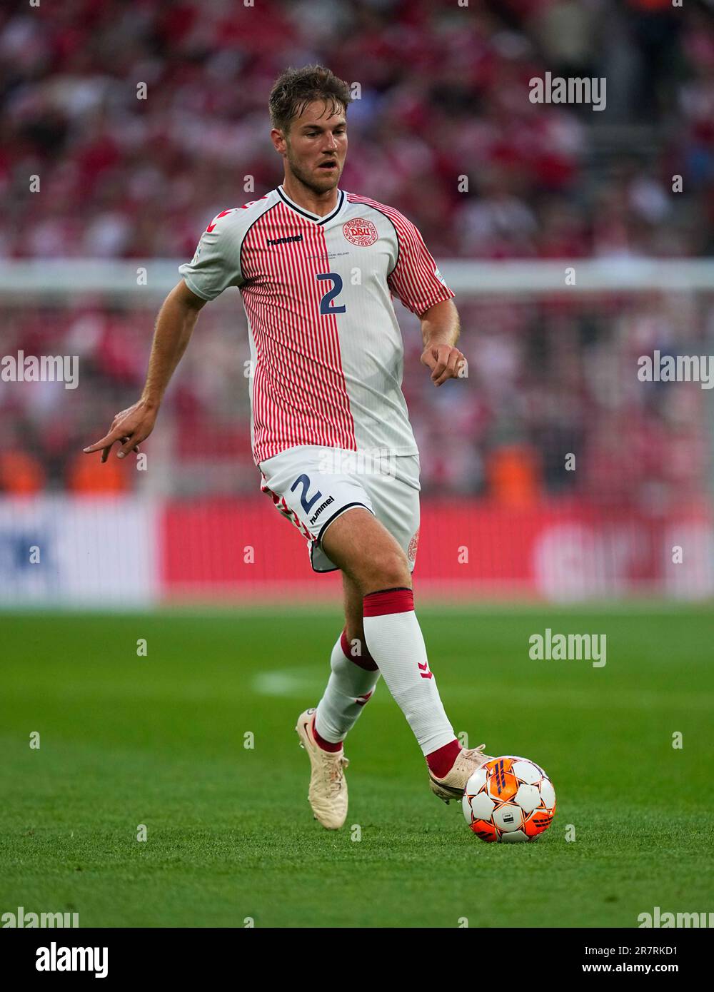 Parken, Copenhagen, Denmark. 16th June, 2023. Joachim Andersen (Denmark ...