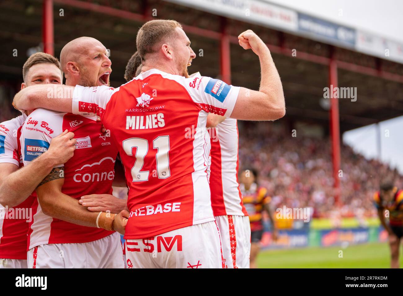 Hull, UK. 17th June 2023. Betfred Rugby League Challenge Cup Quarter ...