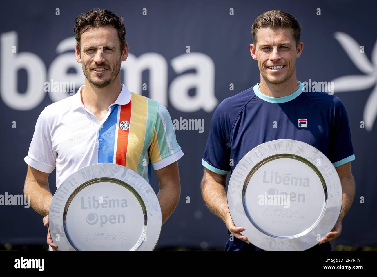 ROSMALEN - Winners Wesley Koolhof (NED) & Neal Skupski (GBR) when their ...