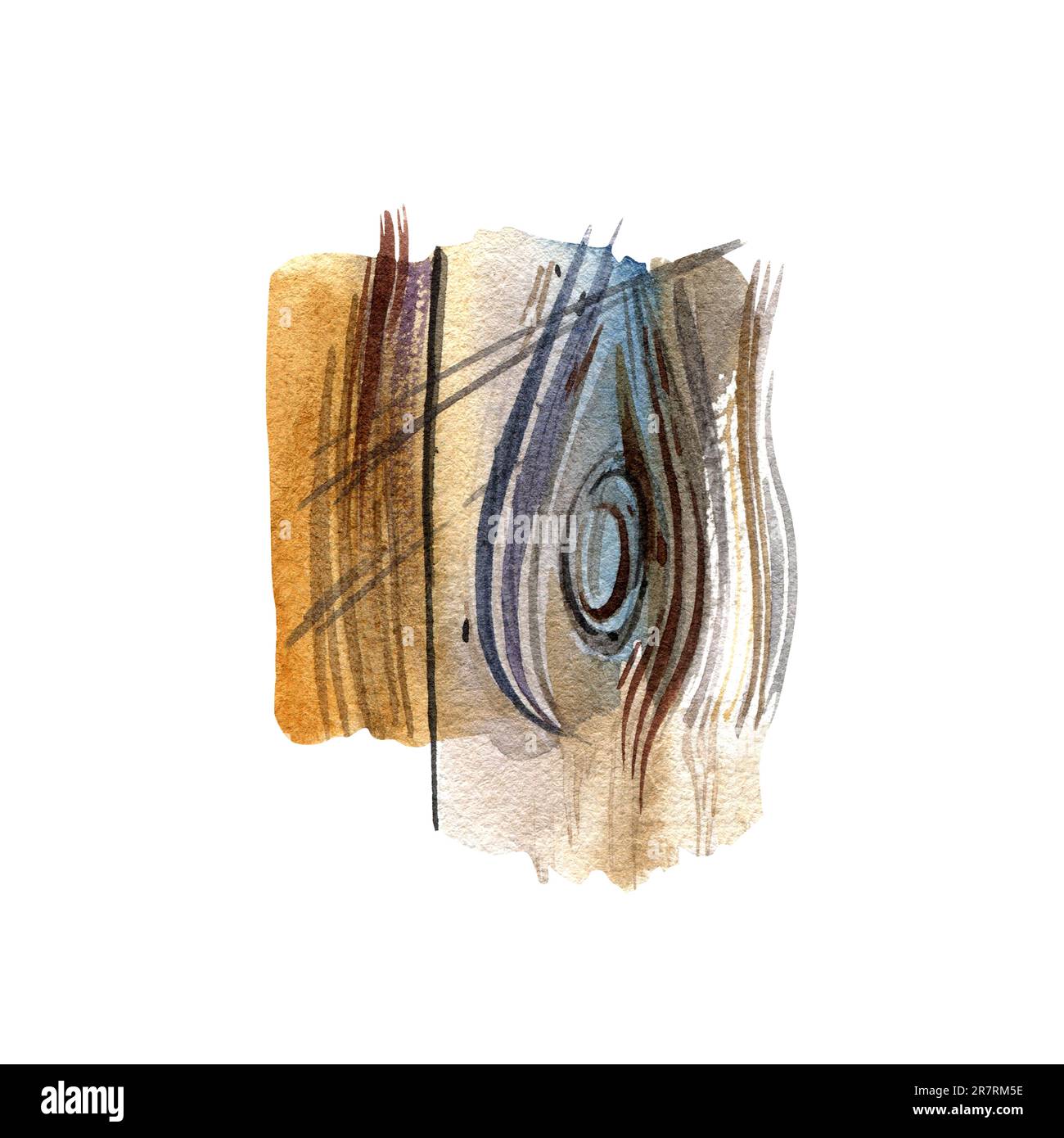 Realistic wooden fibers texture isolated on white background ...