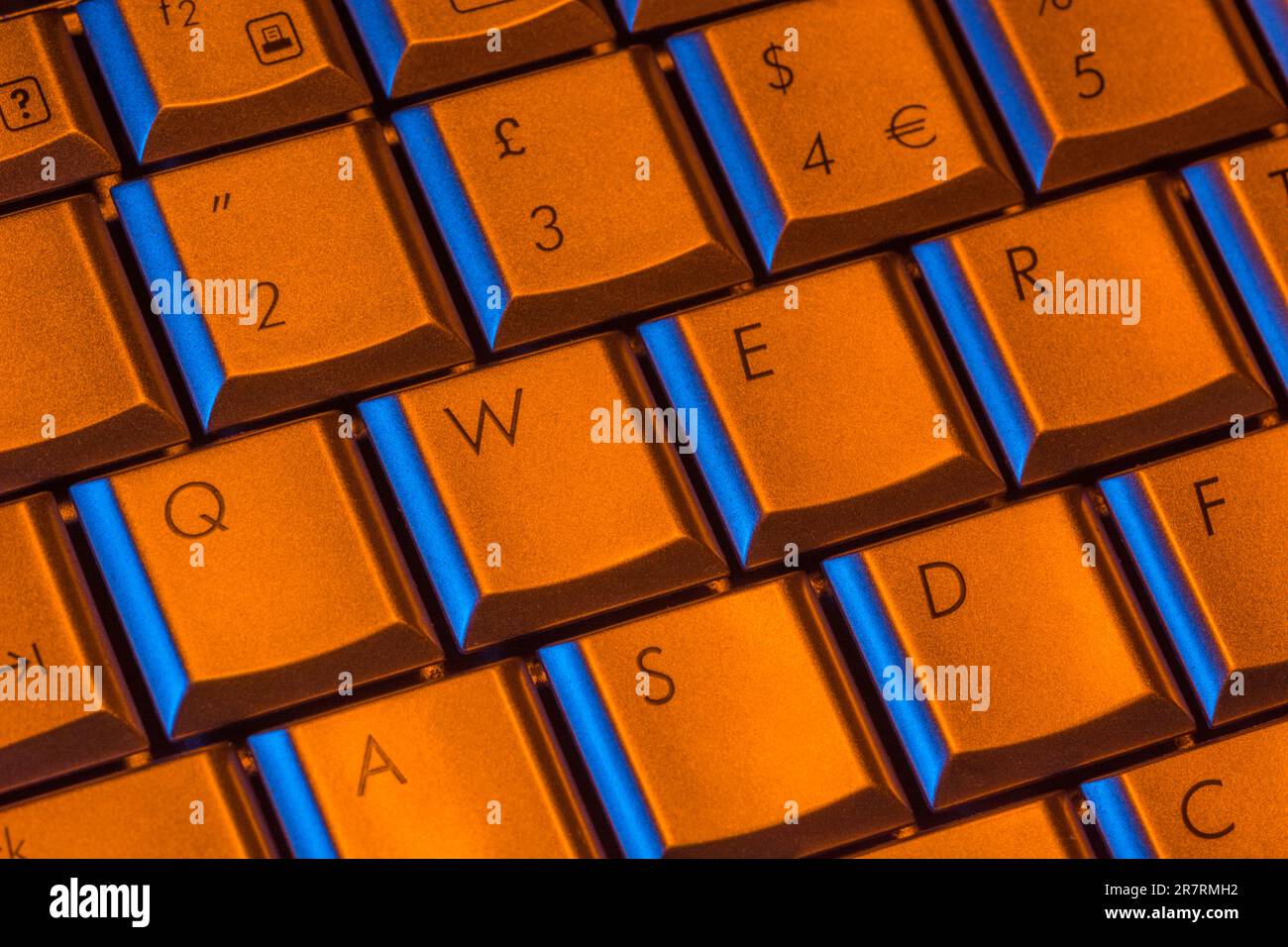 Macro-photo of computer laptop / desktop keys detail Stock Photo - Alamy