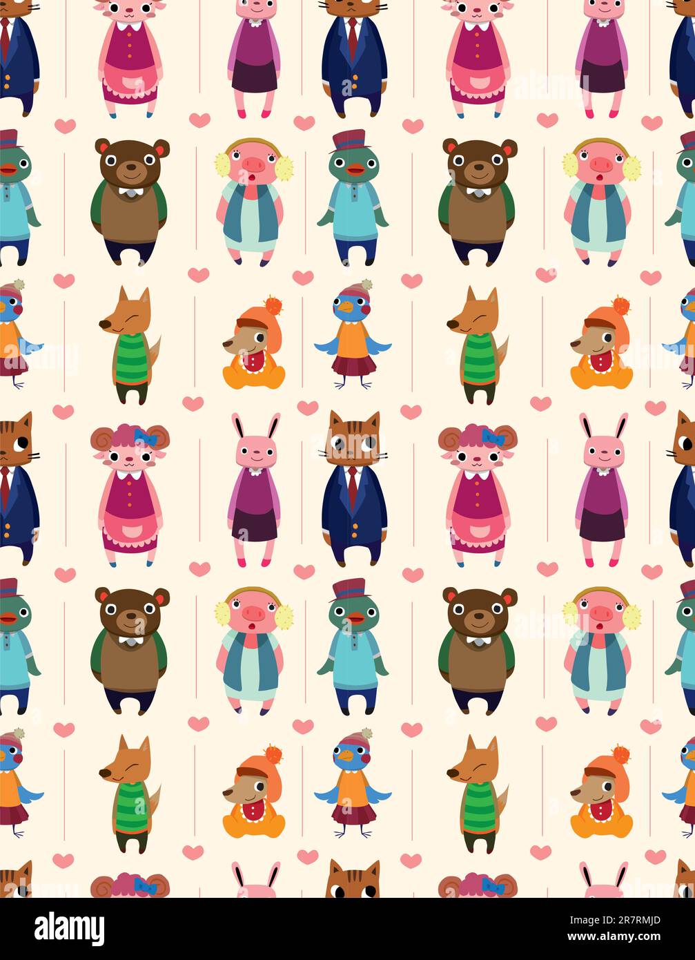 Animal babies baby Stock Vector Images - Alamy