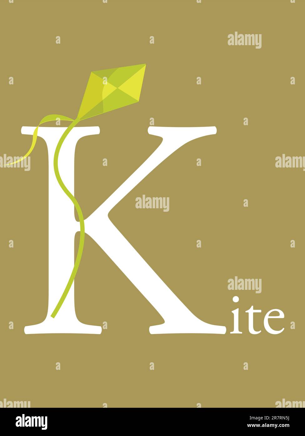 Colorful abc, letter K, vector illustration Stock Vector Image & Art ...