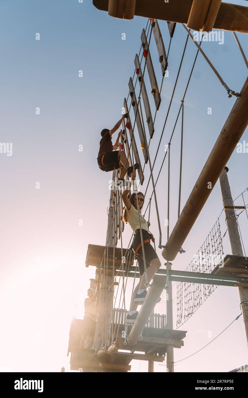 Climbers having fun hi-res stock photography and images - Alamy