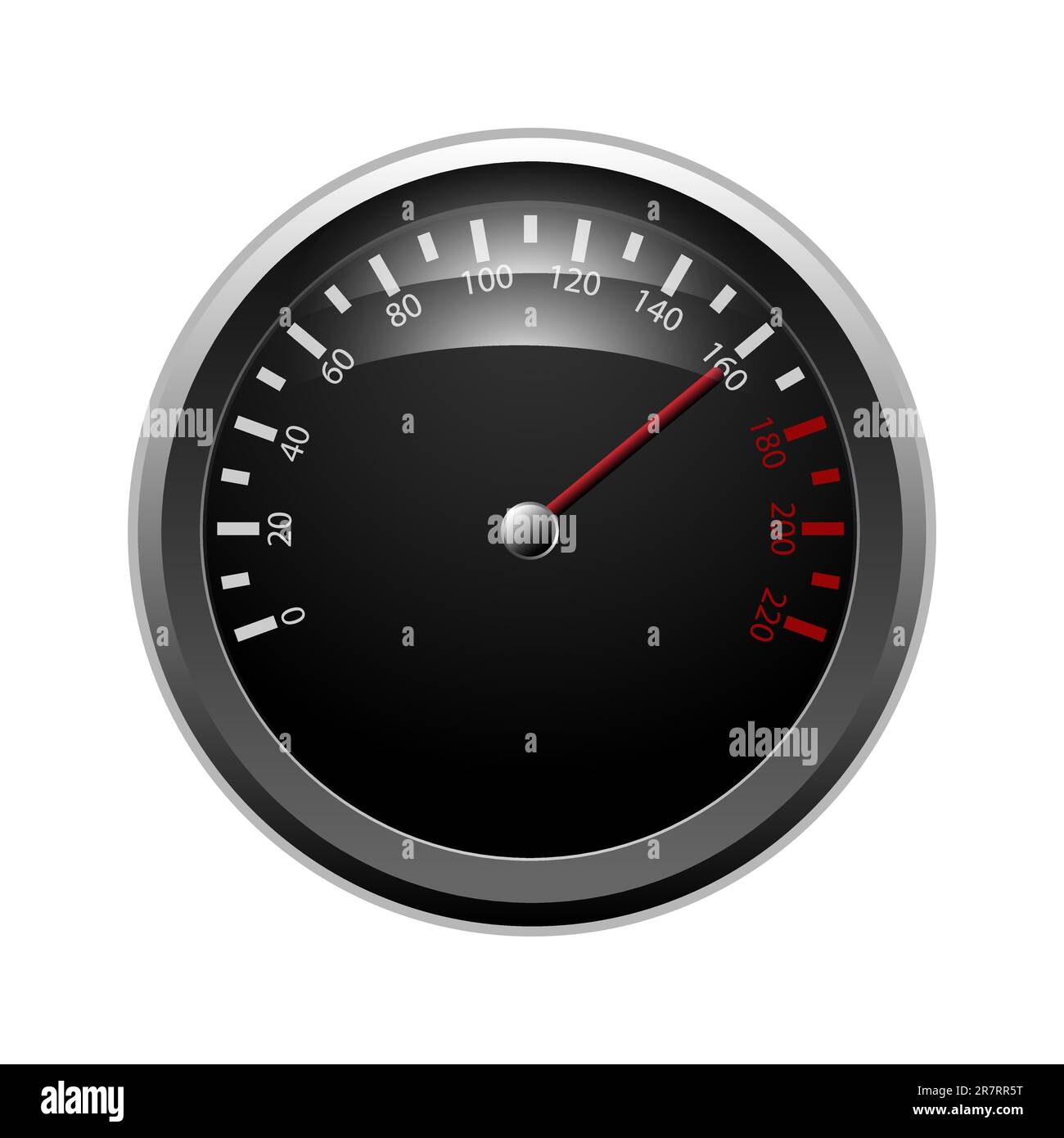 Speedometer isolated on a white background Stock Vector Image & Art - Alamy