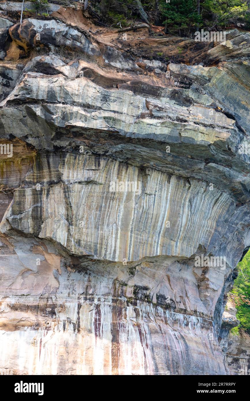 Exploring with a kayak, Pictured Rocks National Lakeshore, Munising ...
