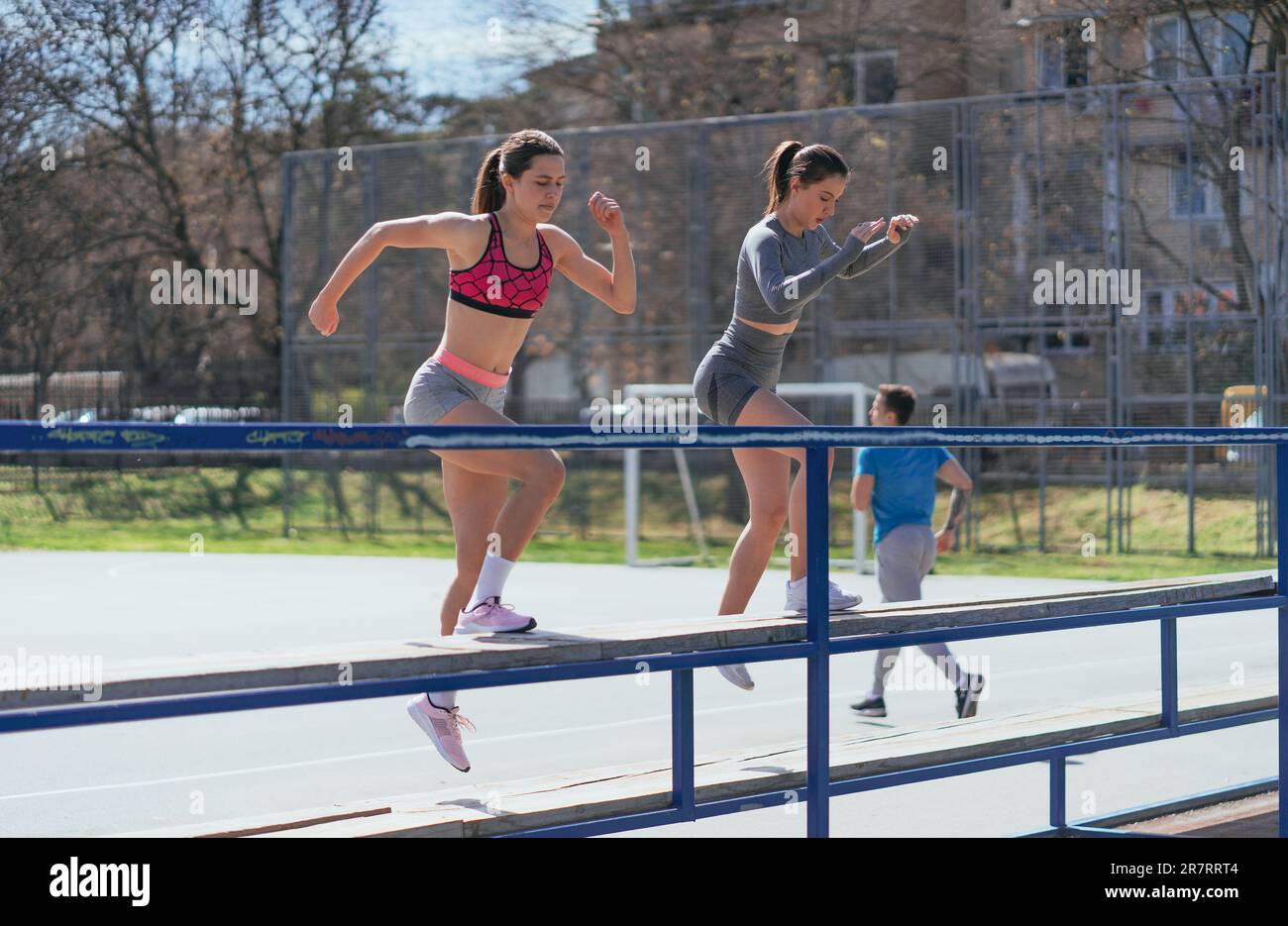 Jumps on bench hi-res stock photography and images - Alamy