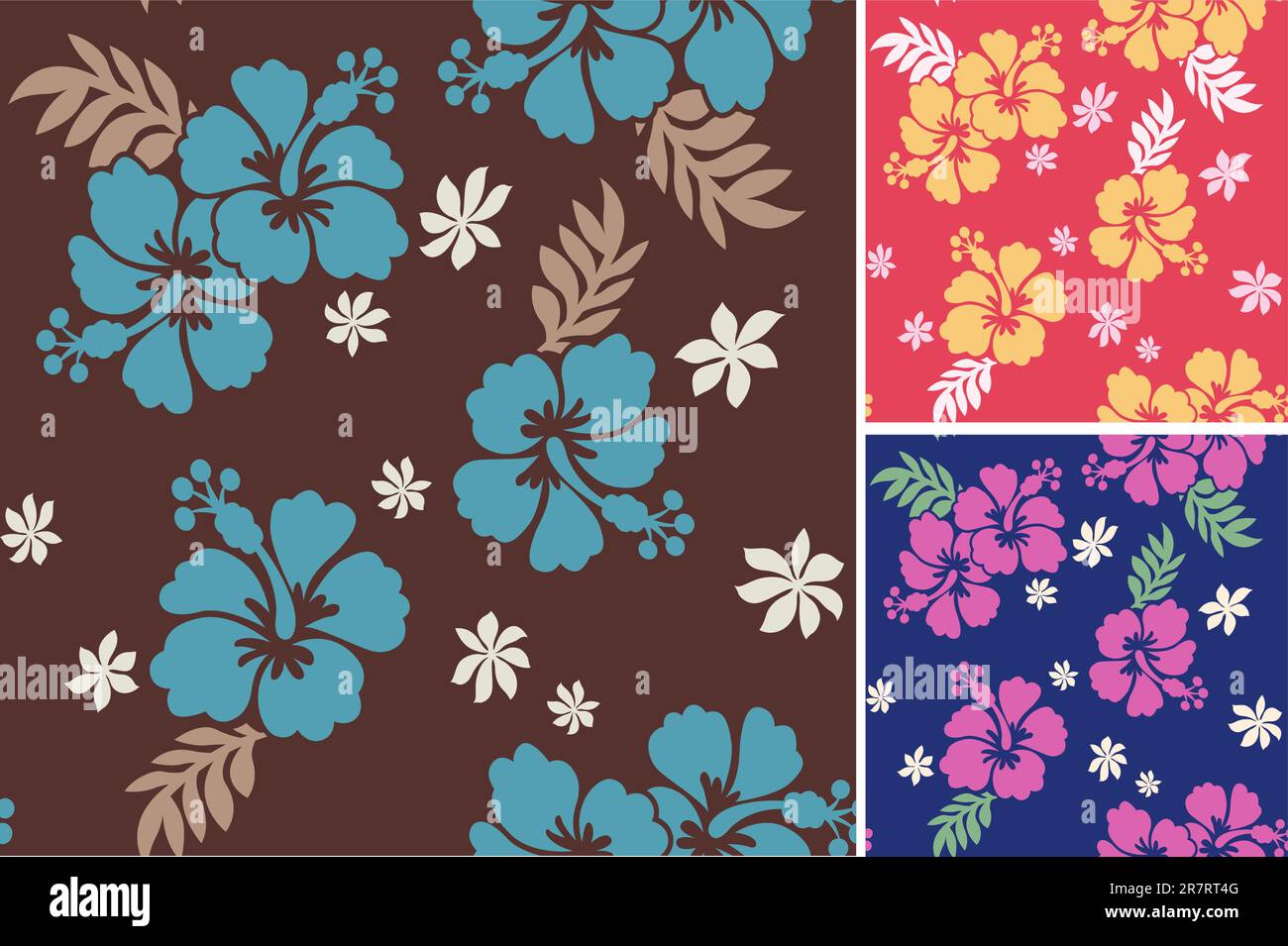 seamless flower fabric textile design Stock Vector Image & Art - Alamy