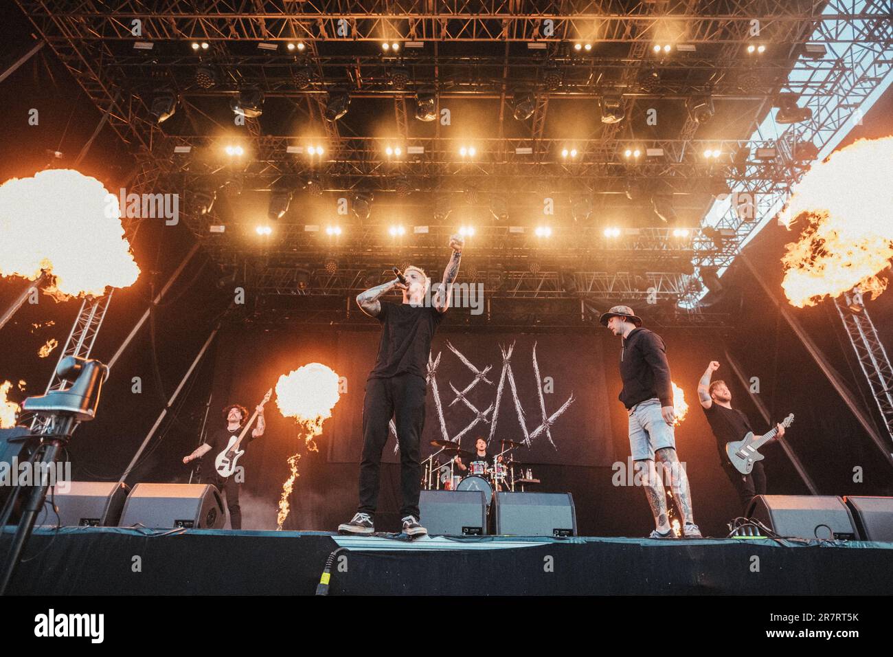 Copenhagen, Denmark. 16th June, 2023. The Danish metal band Cabal ...