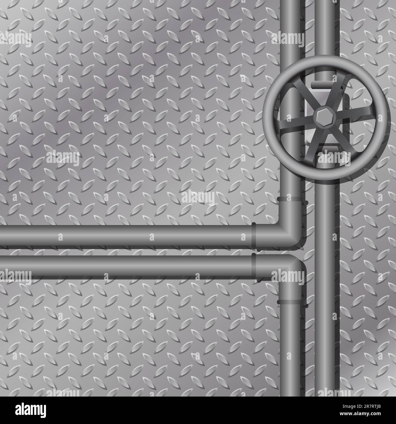 Grunge metal pipes Stock Vector Images - Alamy