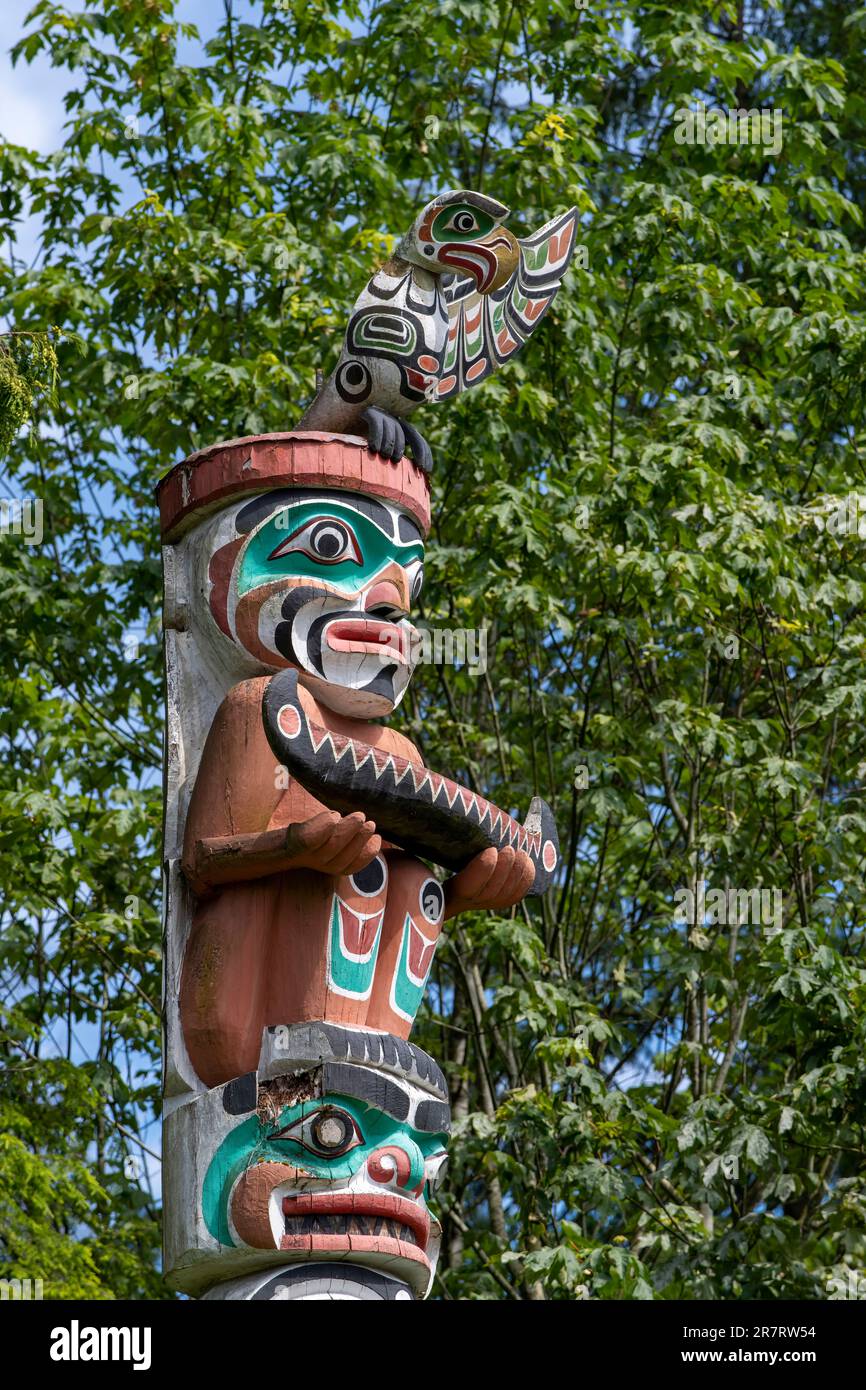Vancouver, BC, Canada-July 2022; Close up view of part of one of the ...
