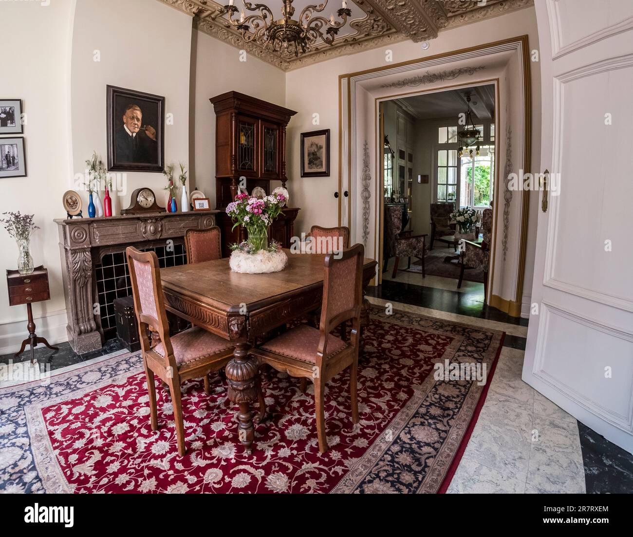This is the interior of the house and museum at Talbot House in the ...