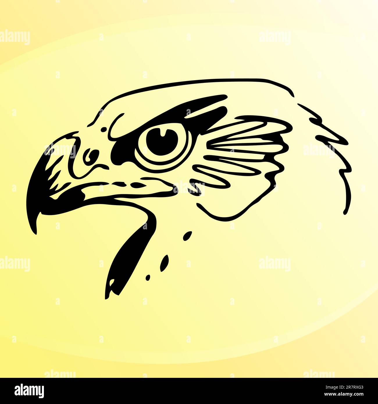 Illustration light hawk Stock Vector Images - Alamy