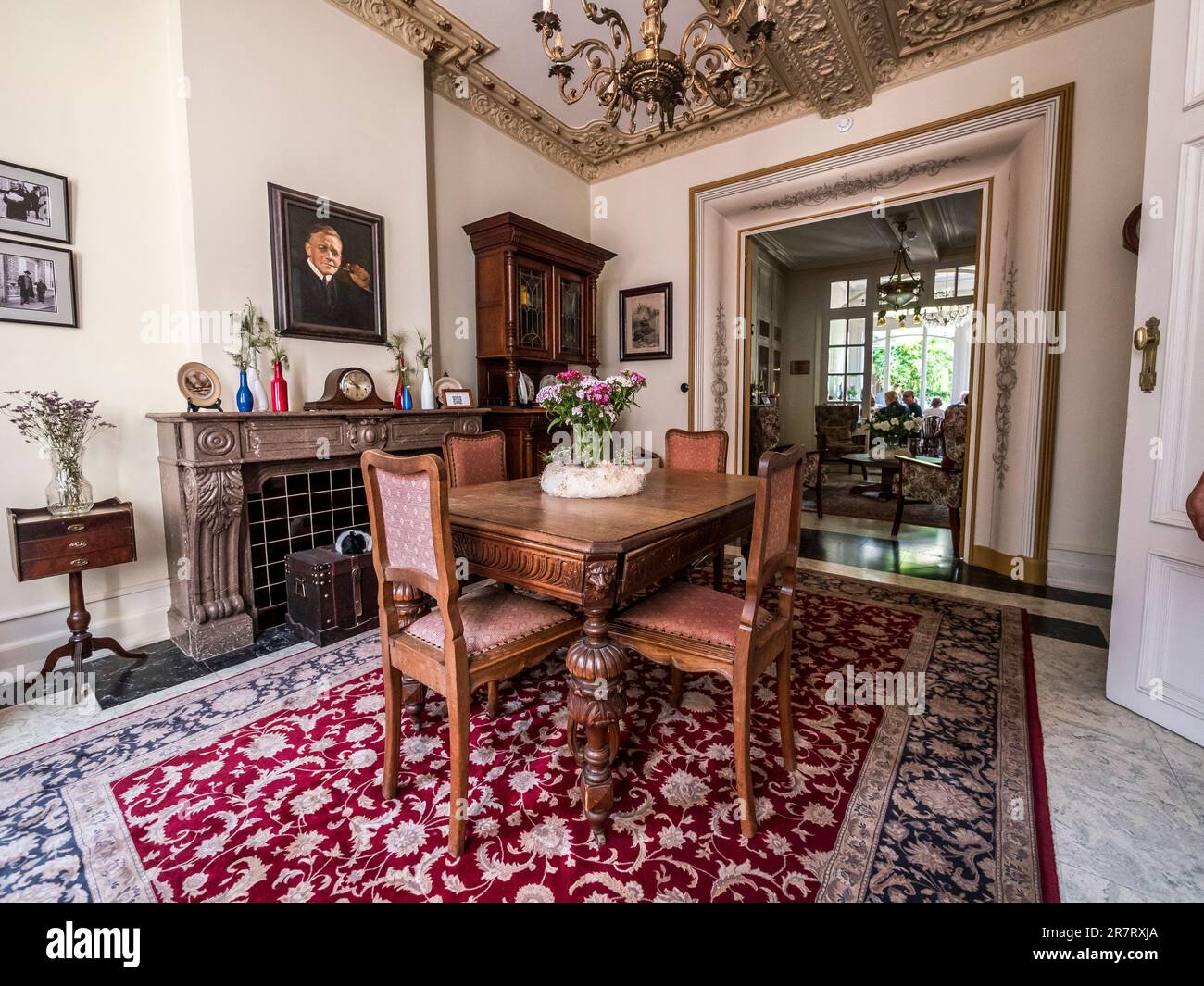 This is the interior of the house and museum at Talbot House in the ...