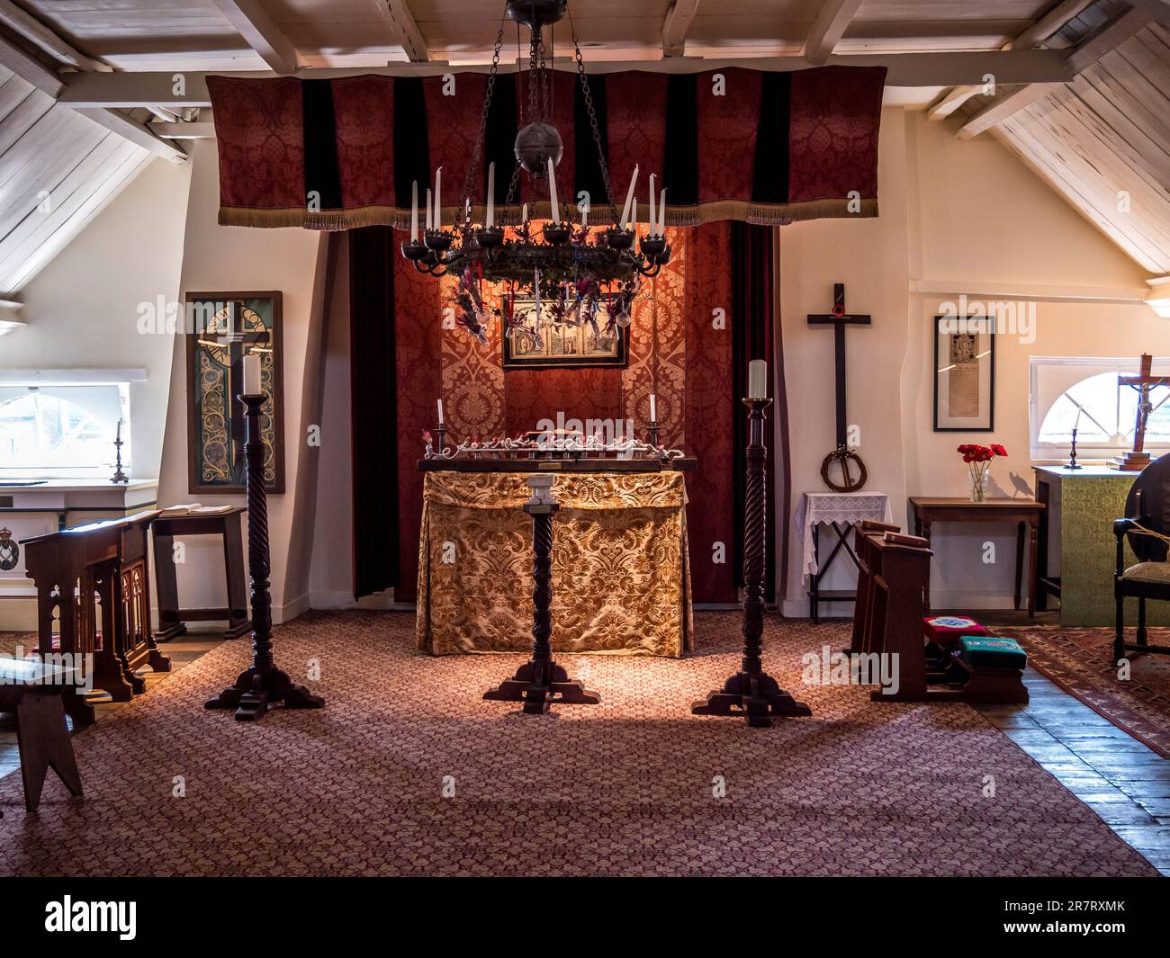 This is the Chapel interior at Talbot House in the Belgium town of ...