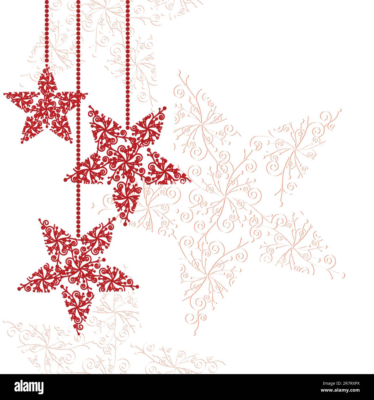 Abstract red christmas star background Stock Vector Image & Art - Alamy