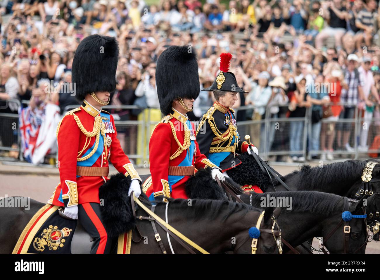 London, UK. 17 June 2023. HM King Charles III, HRH The Prince of Wales ...