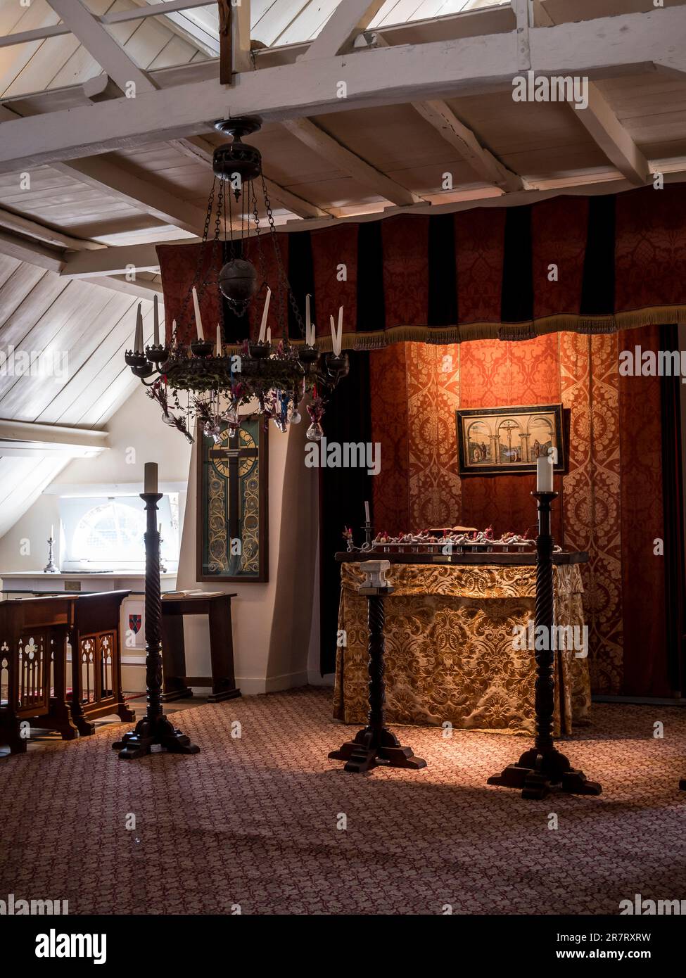 This is the Chapel interior at Talbot House in the Belgium town of ...