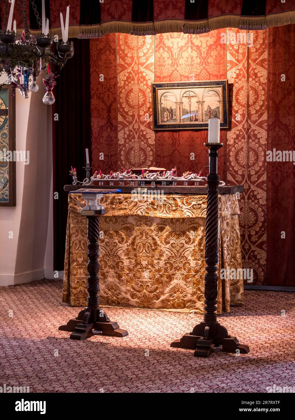 This is the Chapel interior at Talbot House in the Belgium town of ...