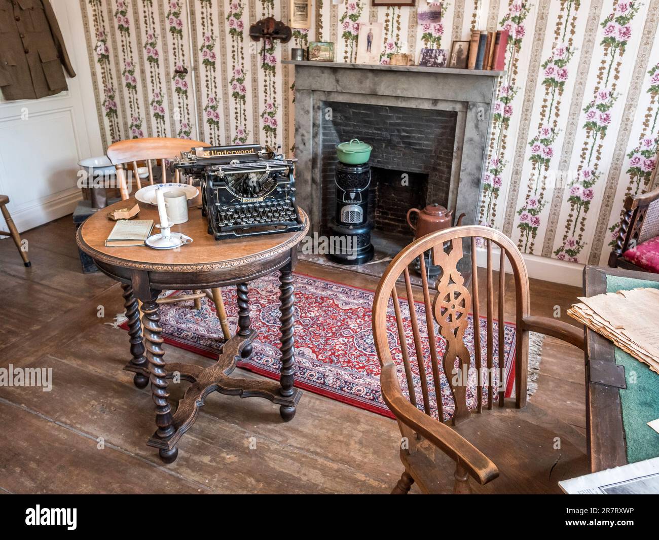 This is the interior of the house and museum at Talbot House in the ...