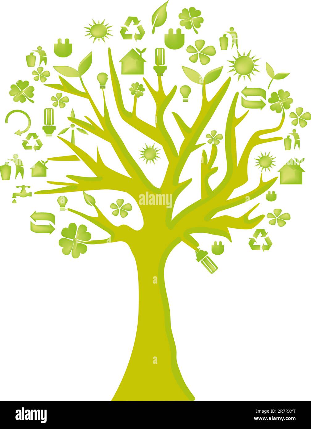 Green eco tree hi-res stock photography and images - Alamy