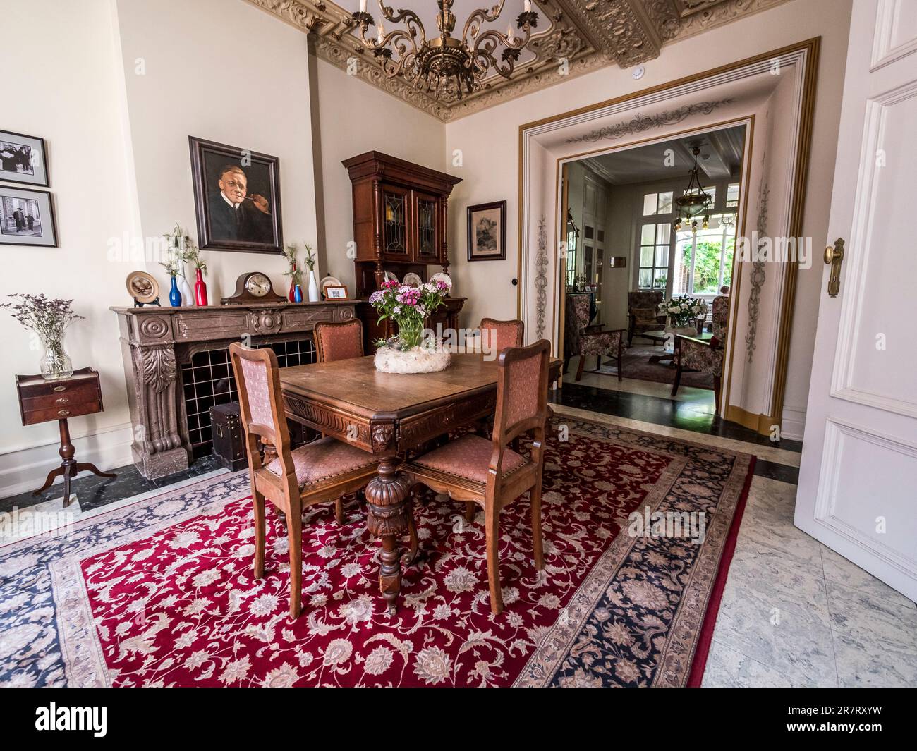 This is the interior of the house and museum at Talbot House in the ...