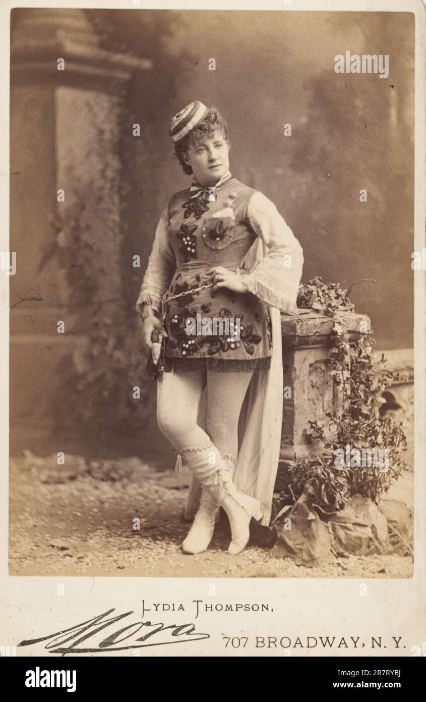 Lydia Thompson c. 1880-1885 Stock Photo - Alamy