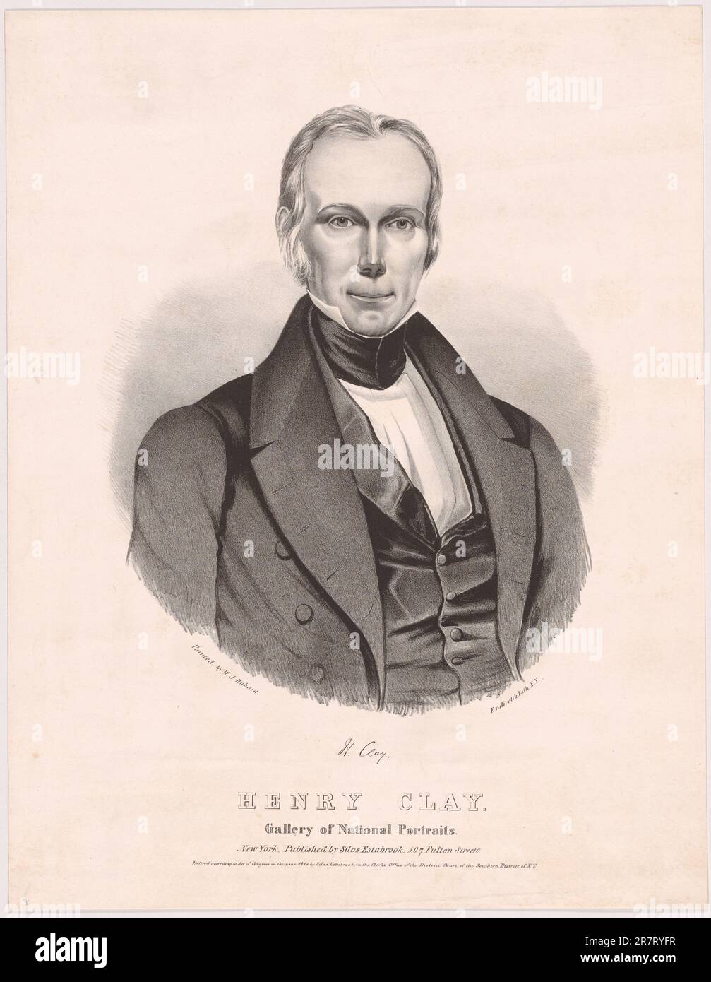 Henry Clay 1844 Stock Photo - Alamy