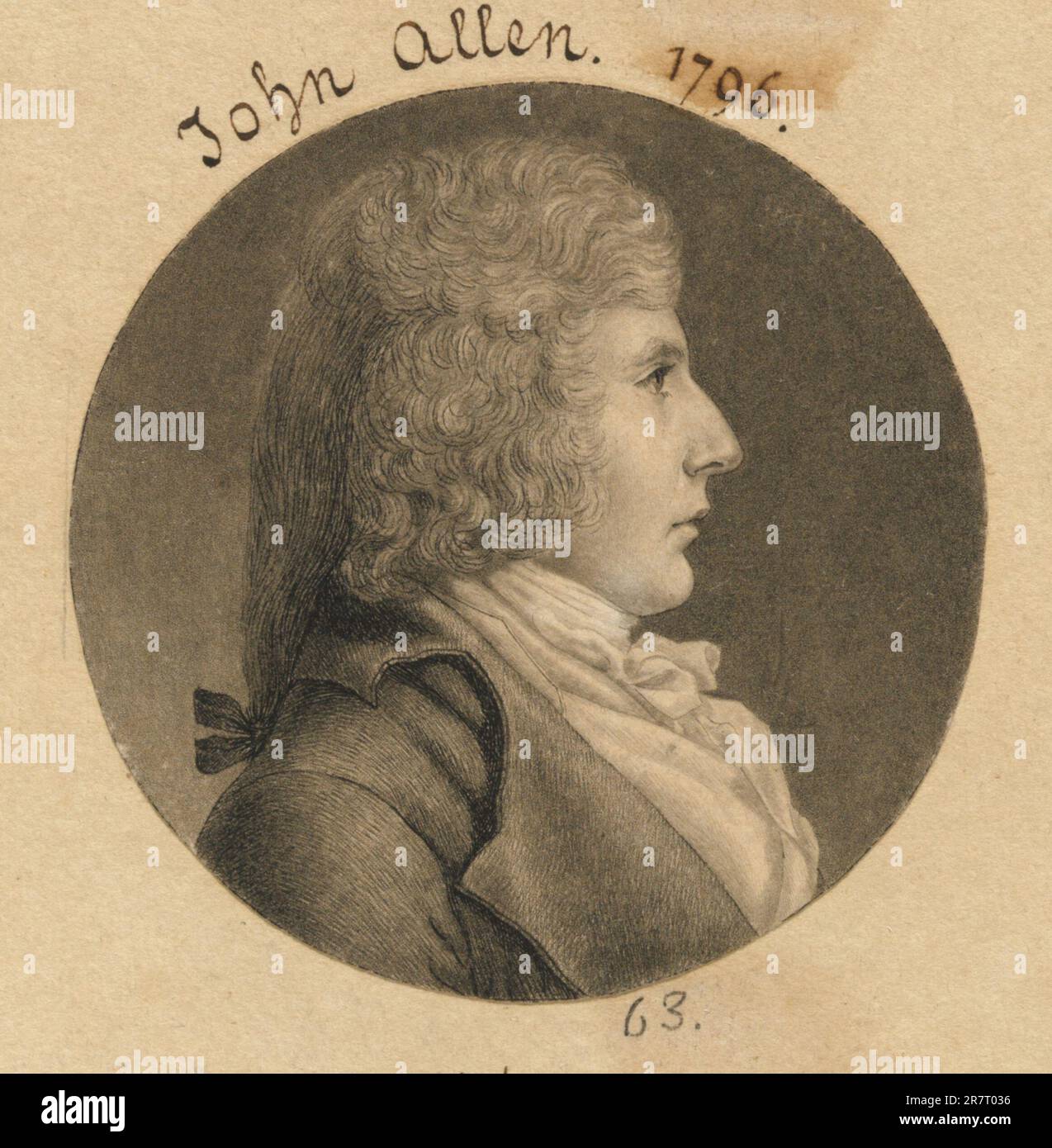 John Allen 1796 Stock Photo - Alamy