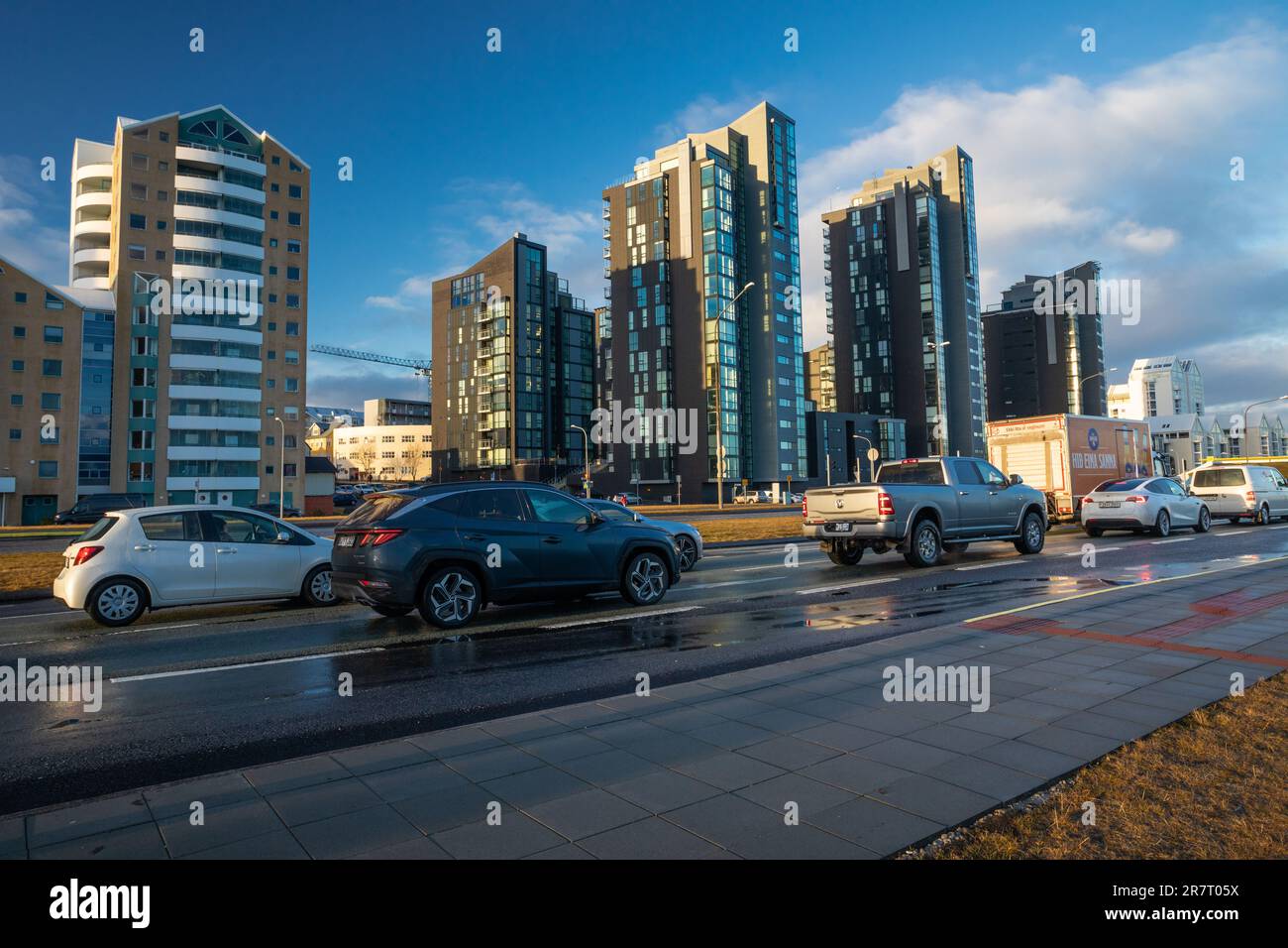Reykjavik main street iceland hi-res stock photography and images - Alamy