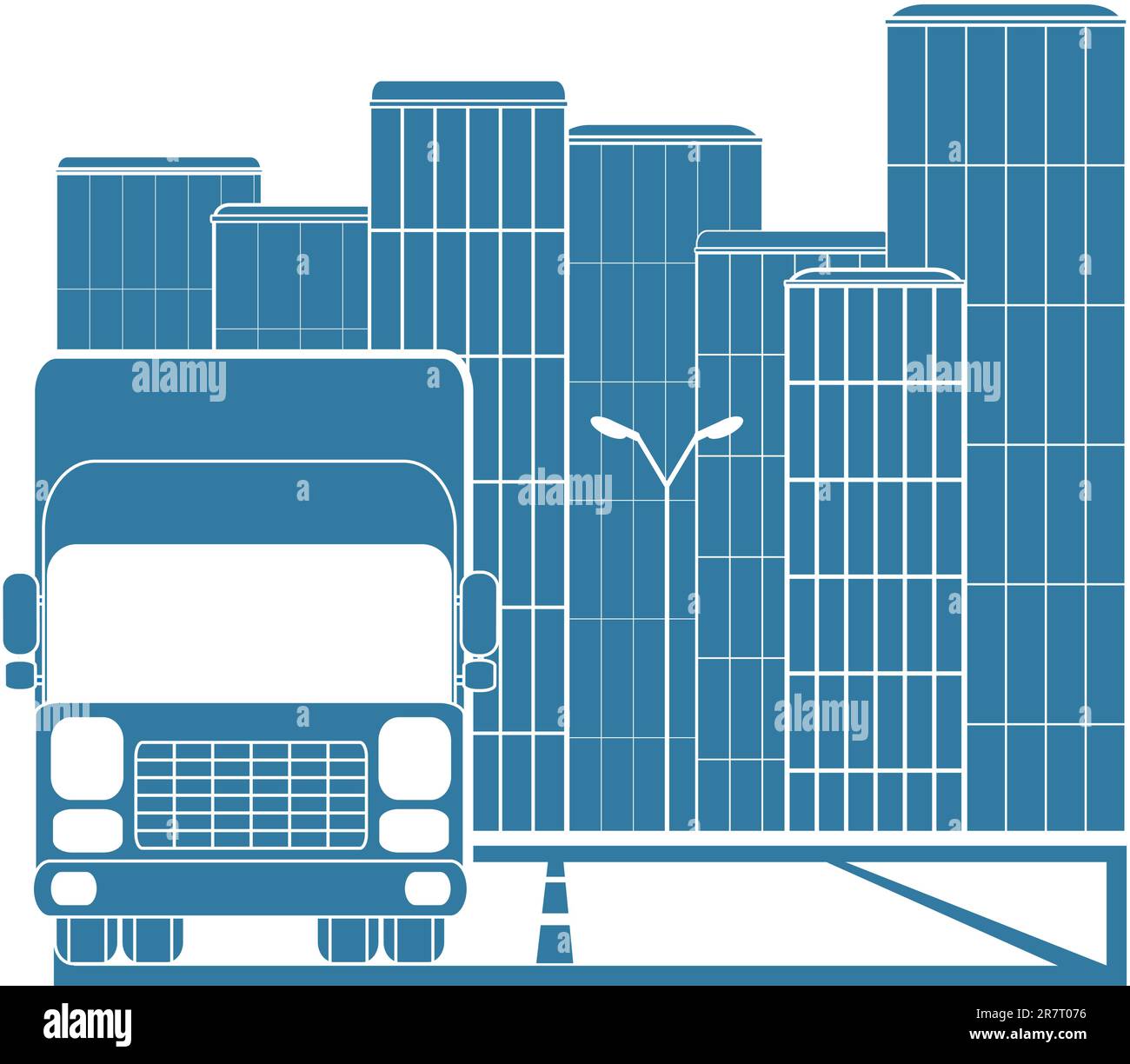 Semi urban view Stock Vector Images - Alamy