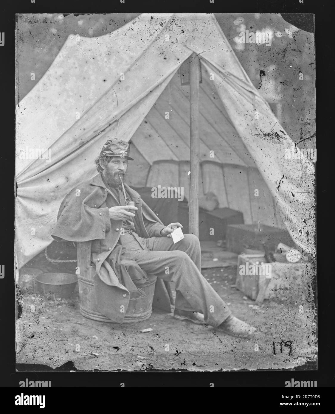 Civil War Camp Scenes c. 1860-1870 Stock Photo - Alamy
