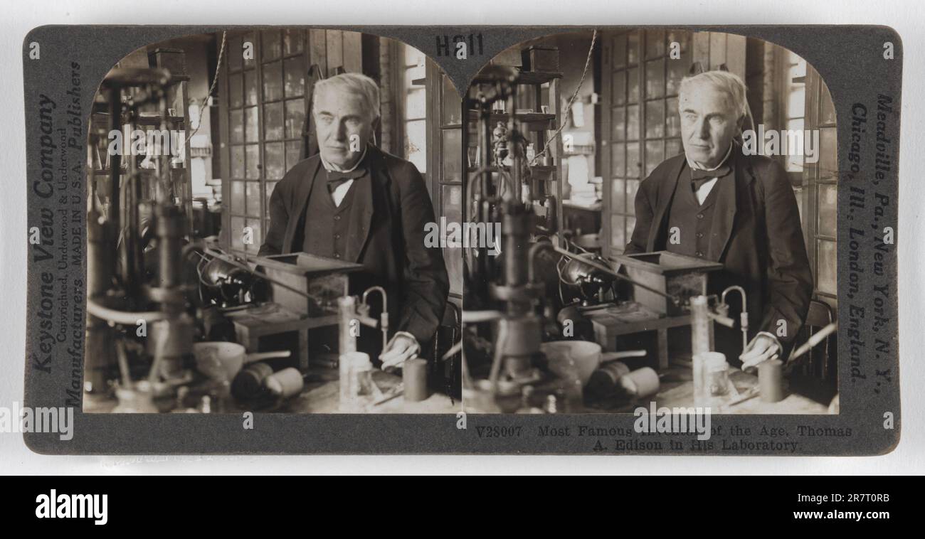 Thomas edison company hi-res stock photography and images - Alamy