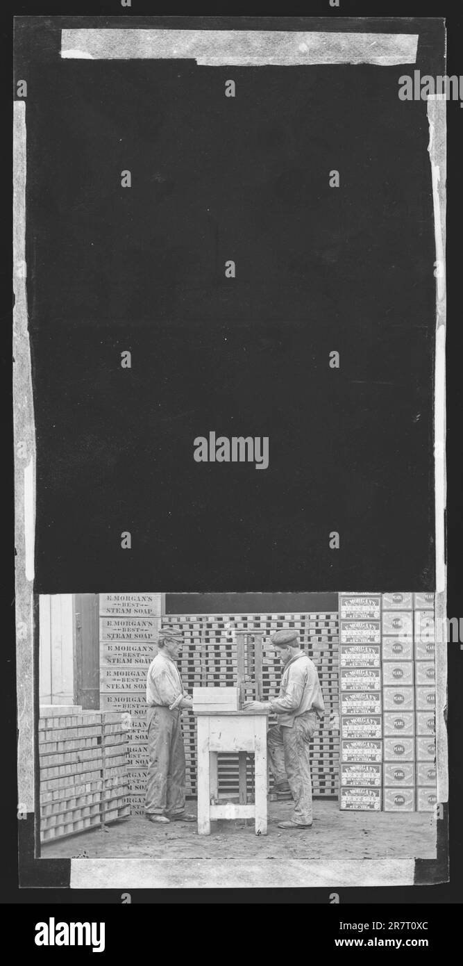 Soap Factory Workers c. 1860-1870 Stock Photo - Alamy