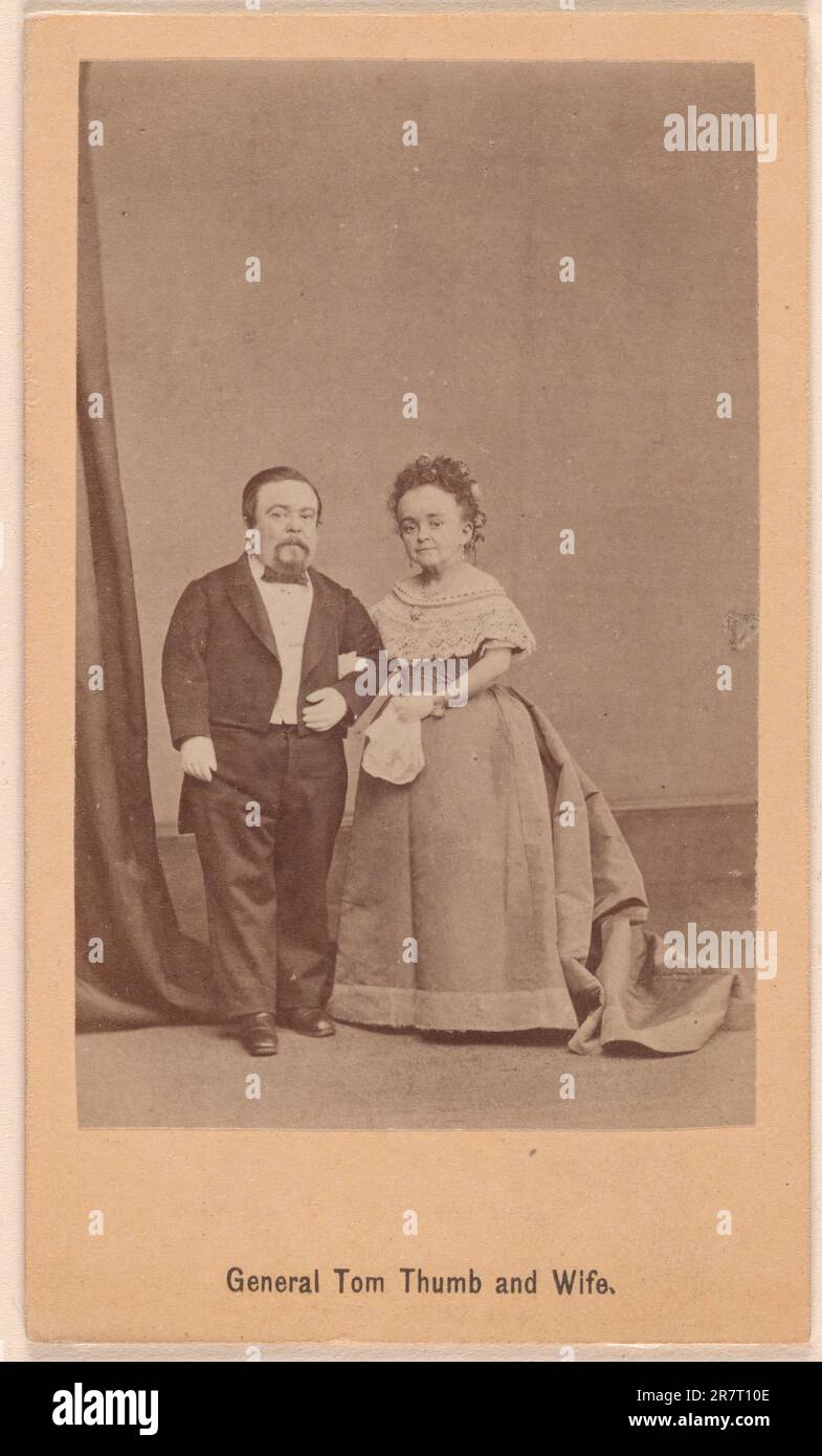 Charles and Lavinia Stratton 1875 Stock Photo - Alamy