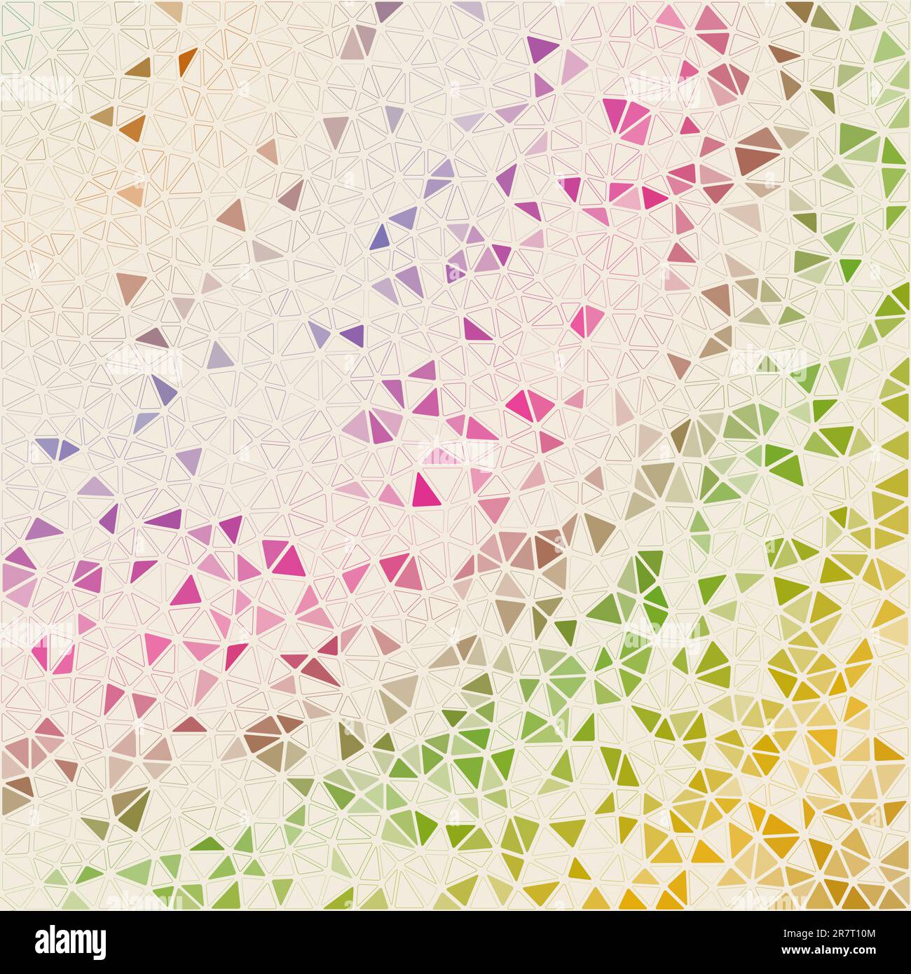 Abstract geometric background. Amazing scattered low poly triangles with colored gradient ...