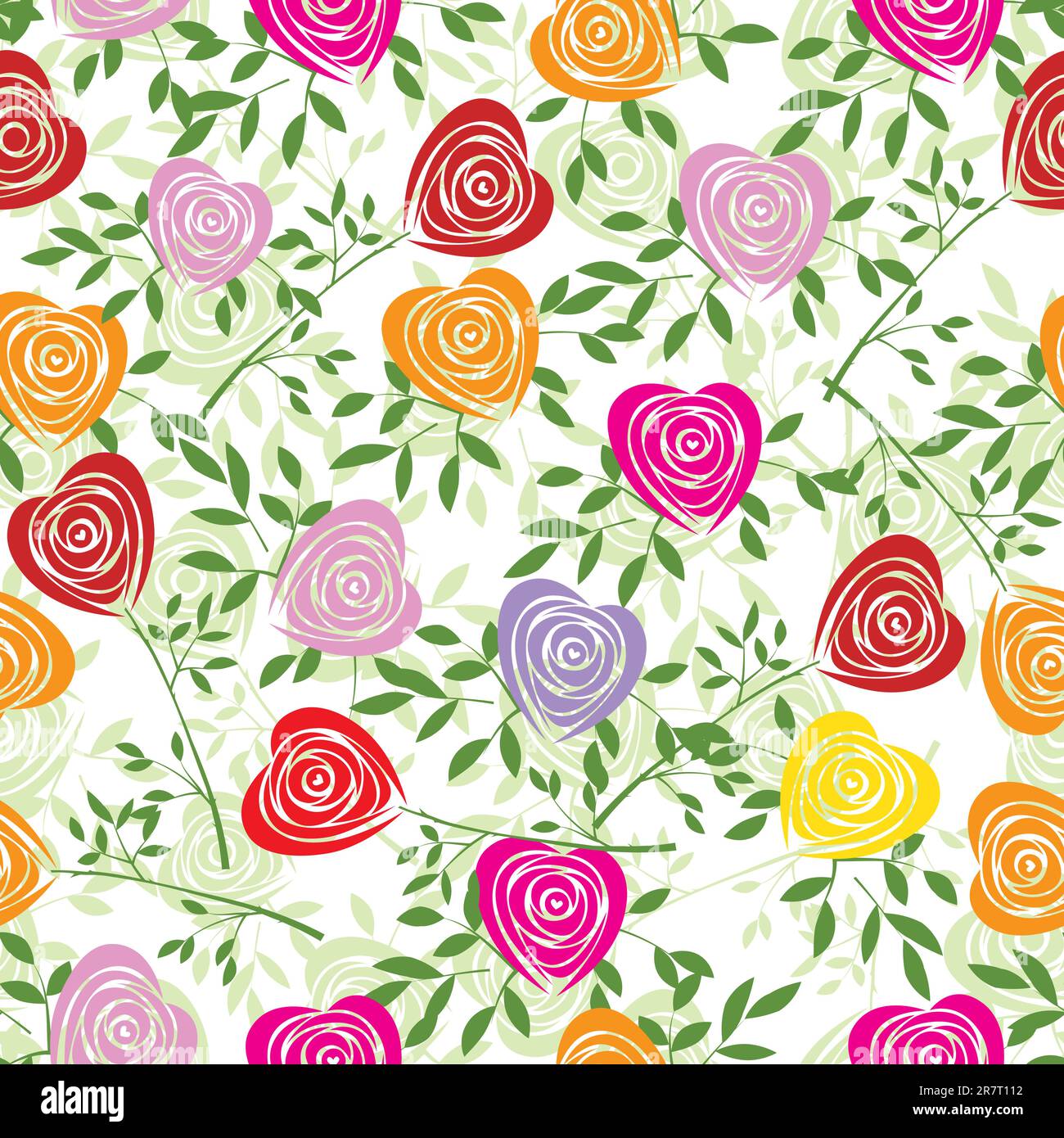Multicoloured flower Stock Vector Images - Alamy