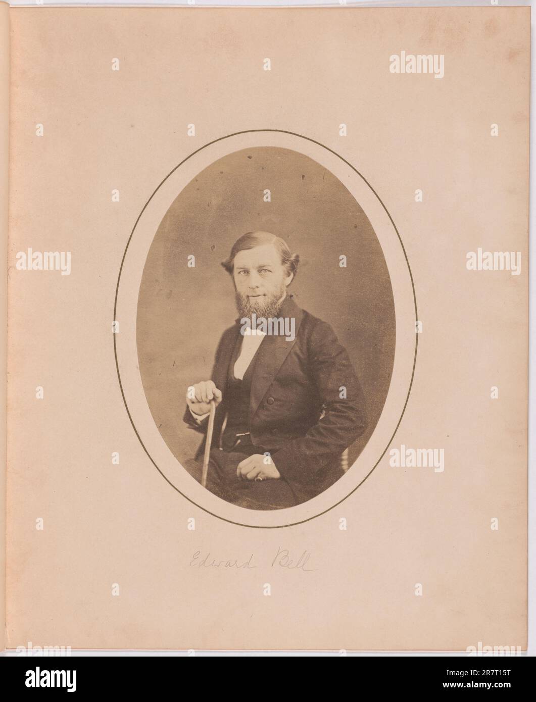 Edward Bell c. 1860 Stock Photo - Alamy