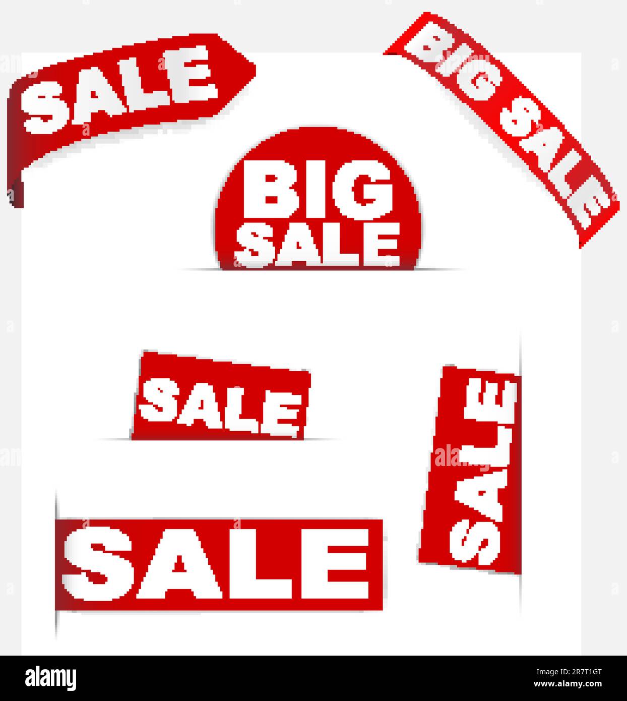 Red letters on sign Stock Vector Images - Alamy