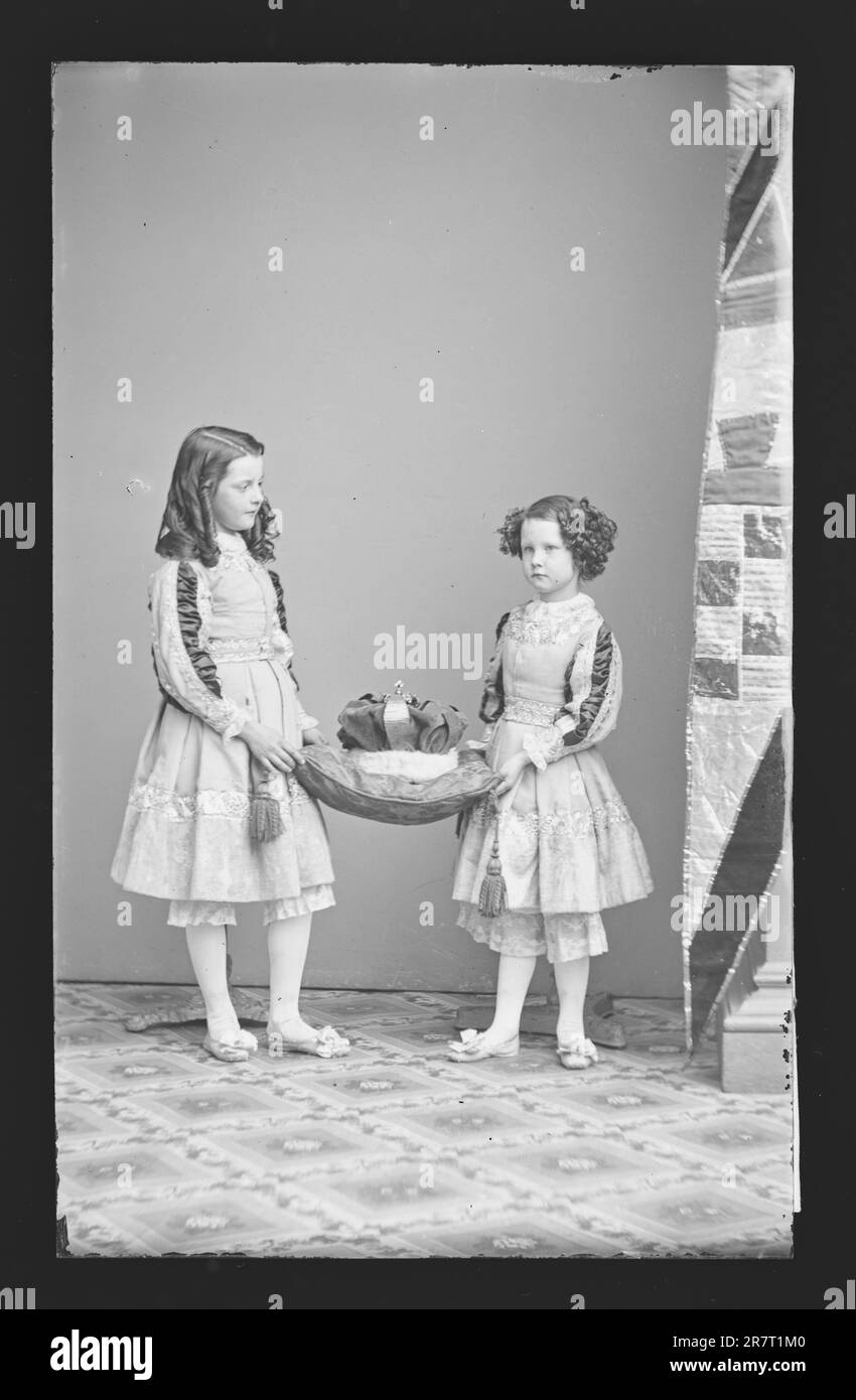 Unidentified Girls c. 1860-1870 Stock Photo - Alamy