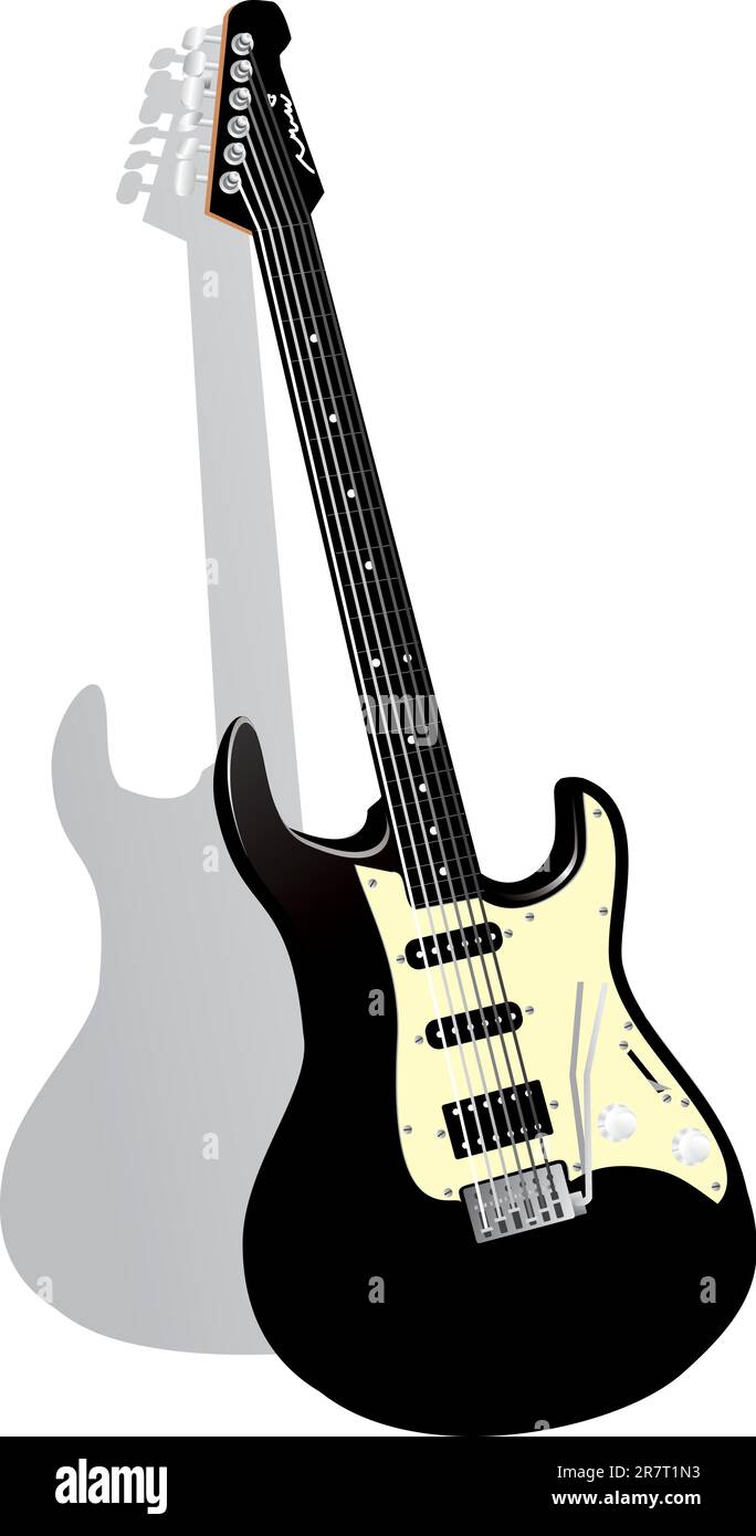 vector guitar illustration Stock Vector Image & Art - Alamy