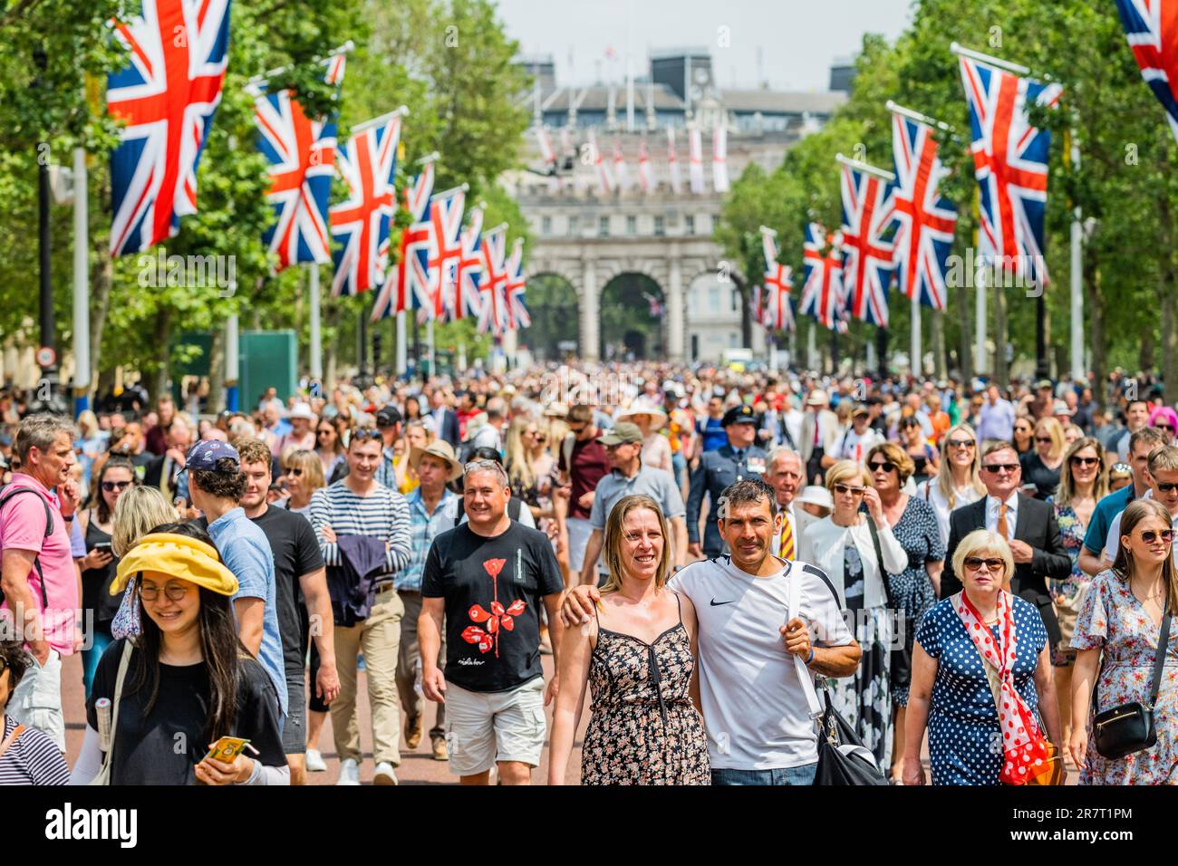 London, UK. 17th June, 2023. Trooping the Colour for King Charles III ...
