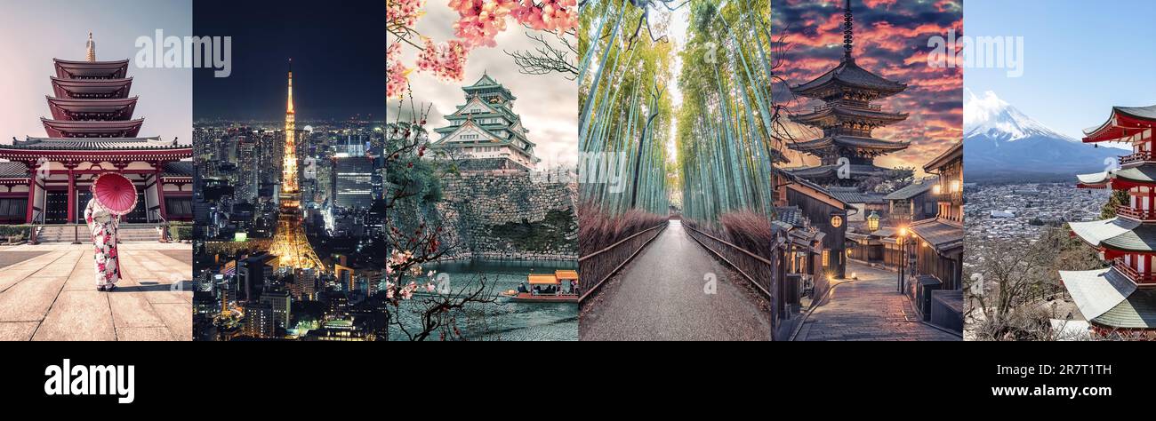 Collage of kyoto hi-res stock photography and images - Alamy