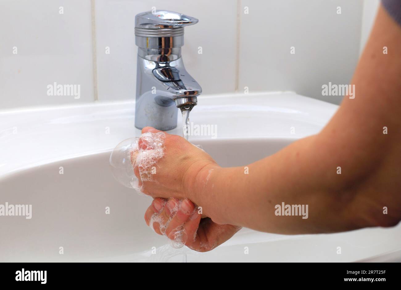 Hygiene, hand washing, Germany Stock Photo - Alamy