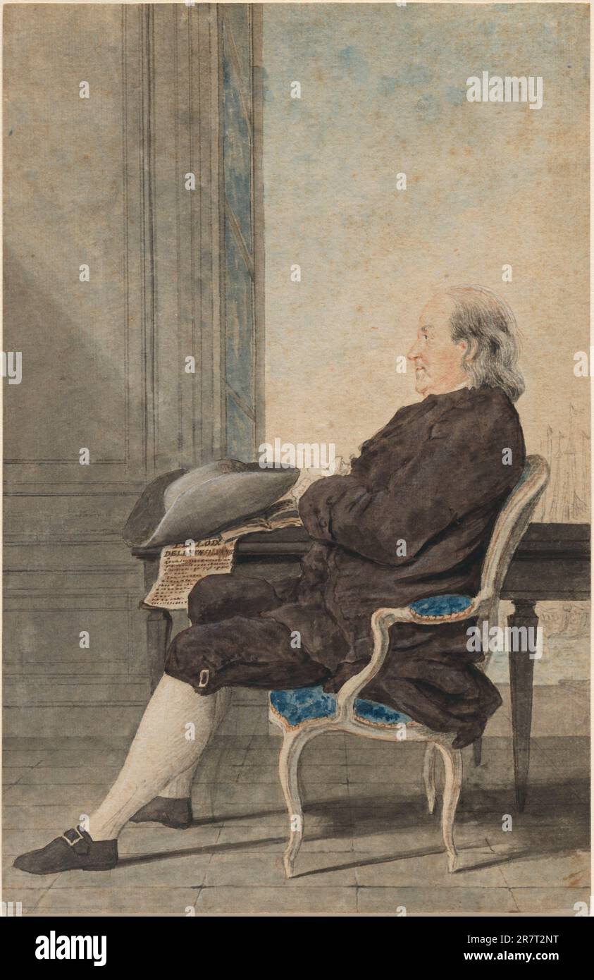 Benjamin Franklin c. 1780-81 Stock Photo - Alamy